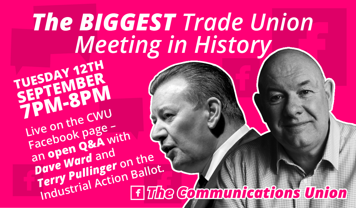 CWU Young Workers: **TONIGHT** The Biggest Trade Union Meeting in ...