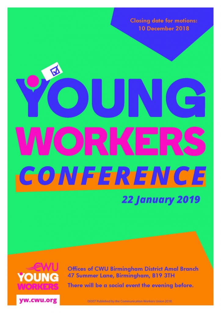CWU Young Workers: 2019 National Young Workers Conference